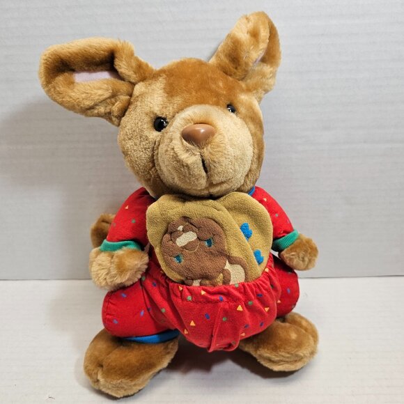 Avon | Toys | Vintage Avon 991 9s Kangaroo Plush Red Jumper Pajamas ...
